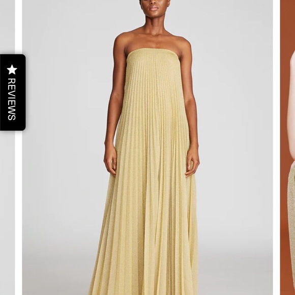 Halston Heritage | Dresses | Halston Size 4 Color Gold | Poshmark